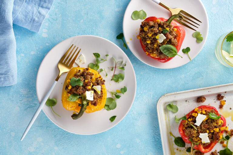 Shawarma Stuffed Peppers