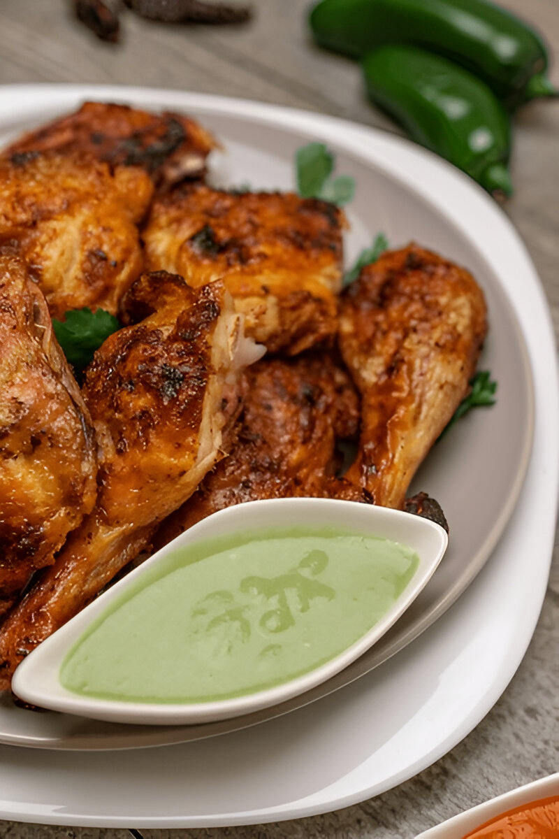 Green Goddess Roasted Chicken