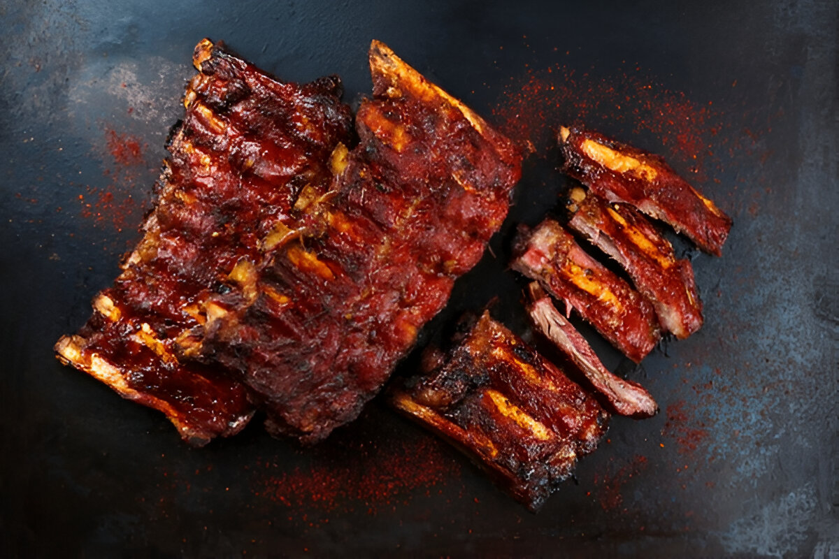 Slow Cooker Hot Honey Ribs