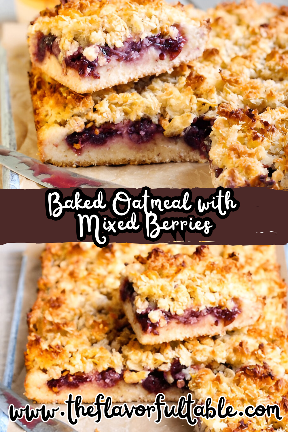 Baked Oatmeal with Mixed Berries