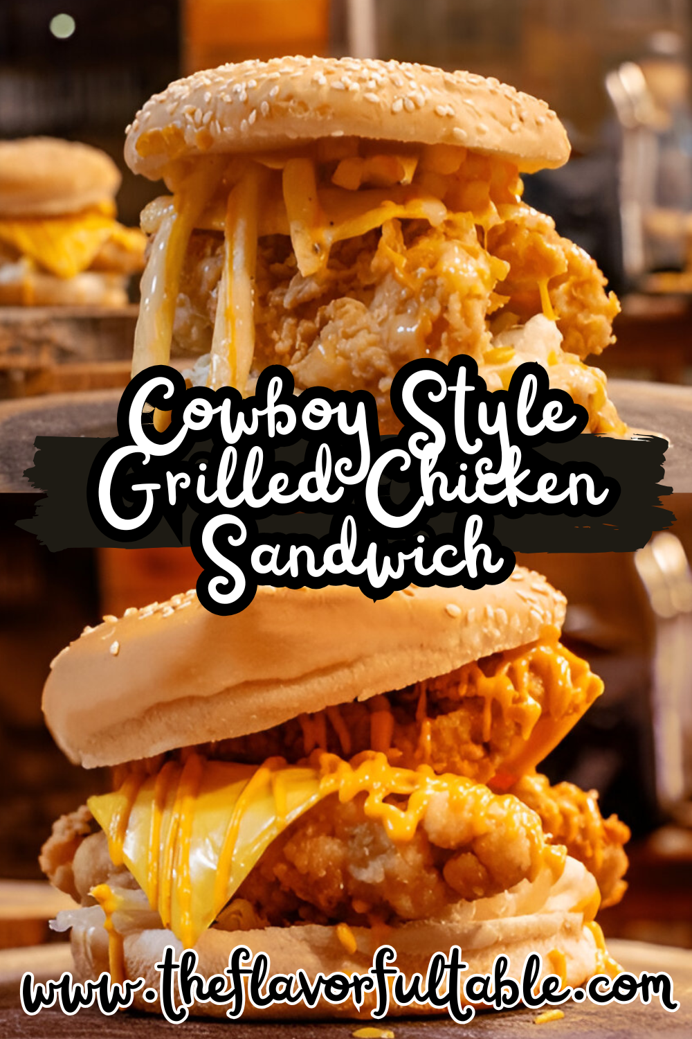 Cowboy Style Grilled Chicken Sandwich