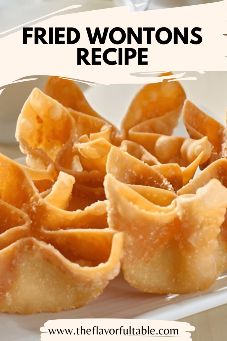 The Best Fried Wontons Recipe – Quick & Easy!